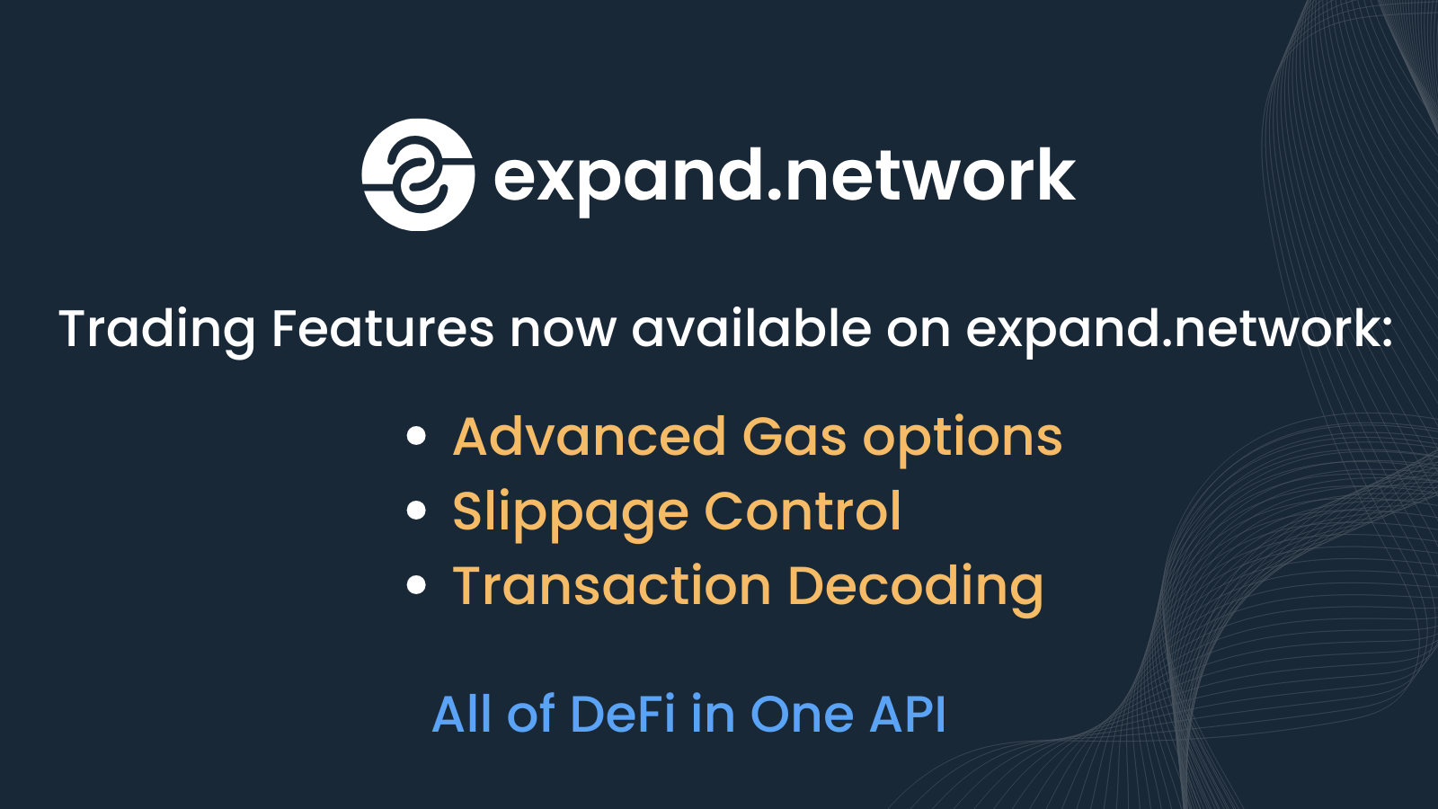 Advanced Gas Options, Slippage Control, and Transaction Decoding via ...